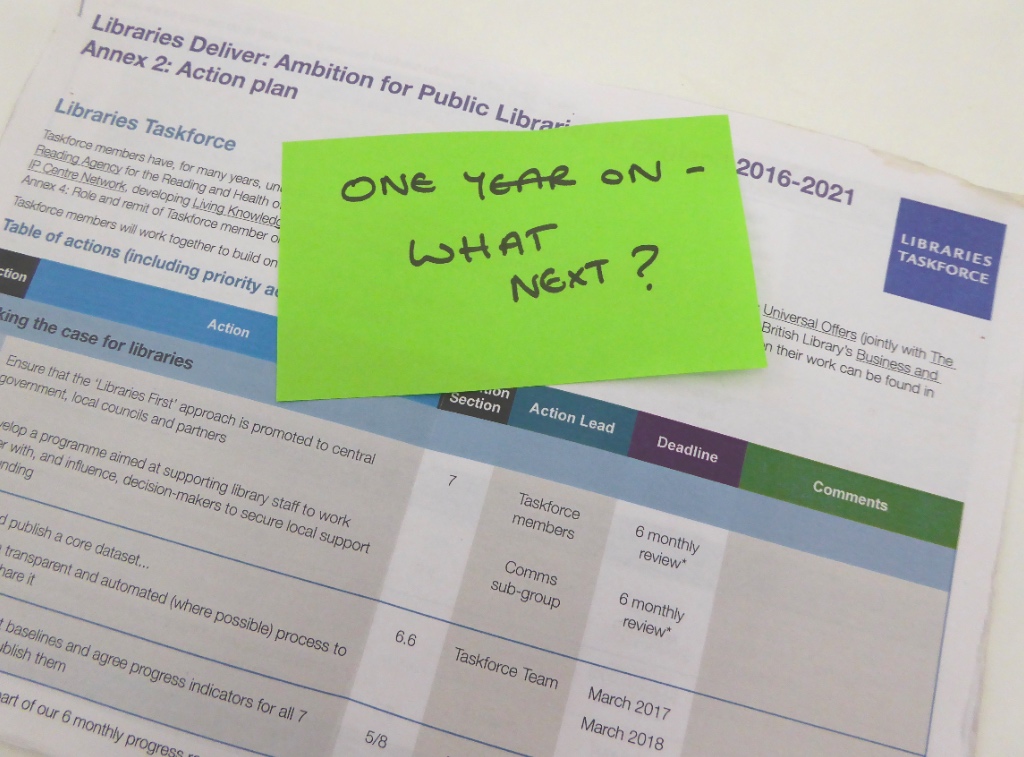 One year on from Ambition: let us know what you think – DCMS Libraries